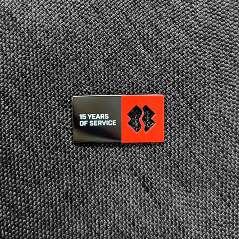 15 Years of Service Pin